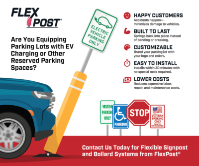 FlexPost Flexible Sign Posts and Bollards | EV Charging Stations