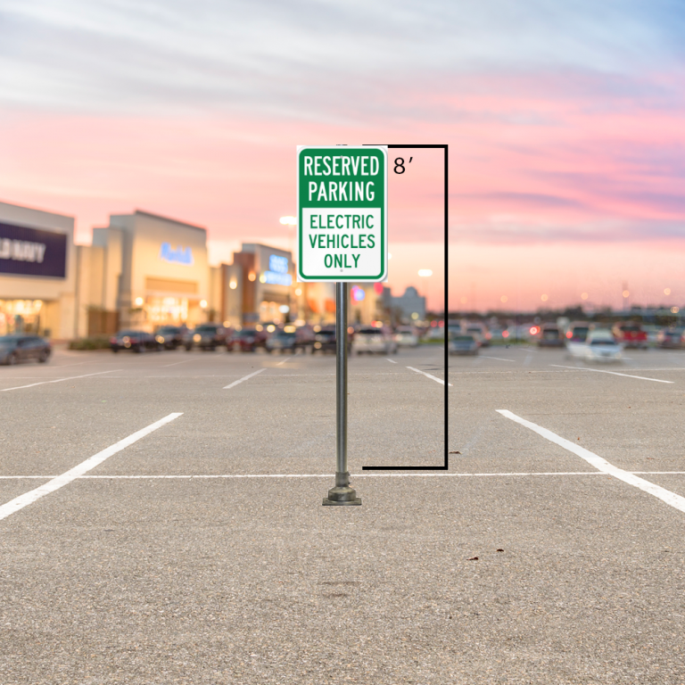 Signpost Considerations for EV Charging Stations - FlexPost Inc.