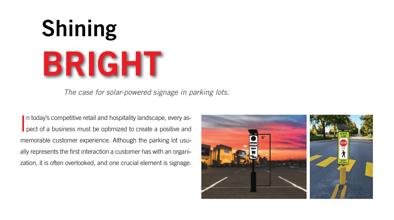 Shining Bright: The Case for Solar-Powered Signage in Parking Lots ...